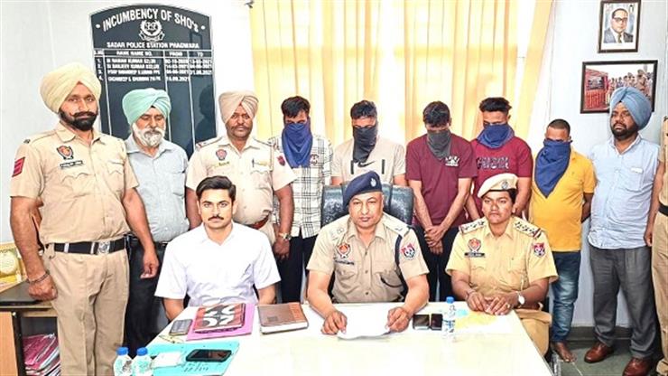 Phagwara Police busts inter-district gang of robbers, five arrested